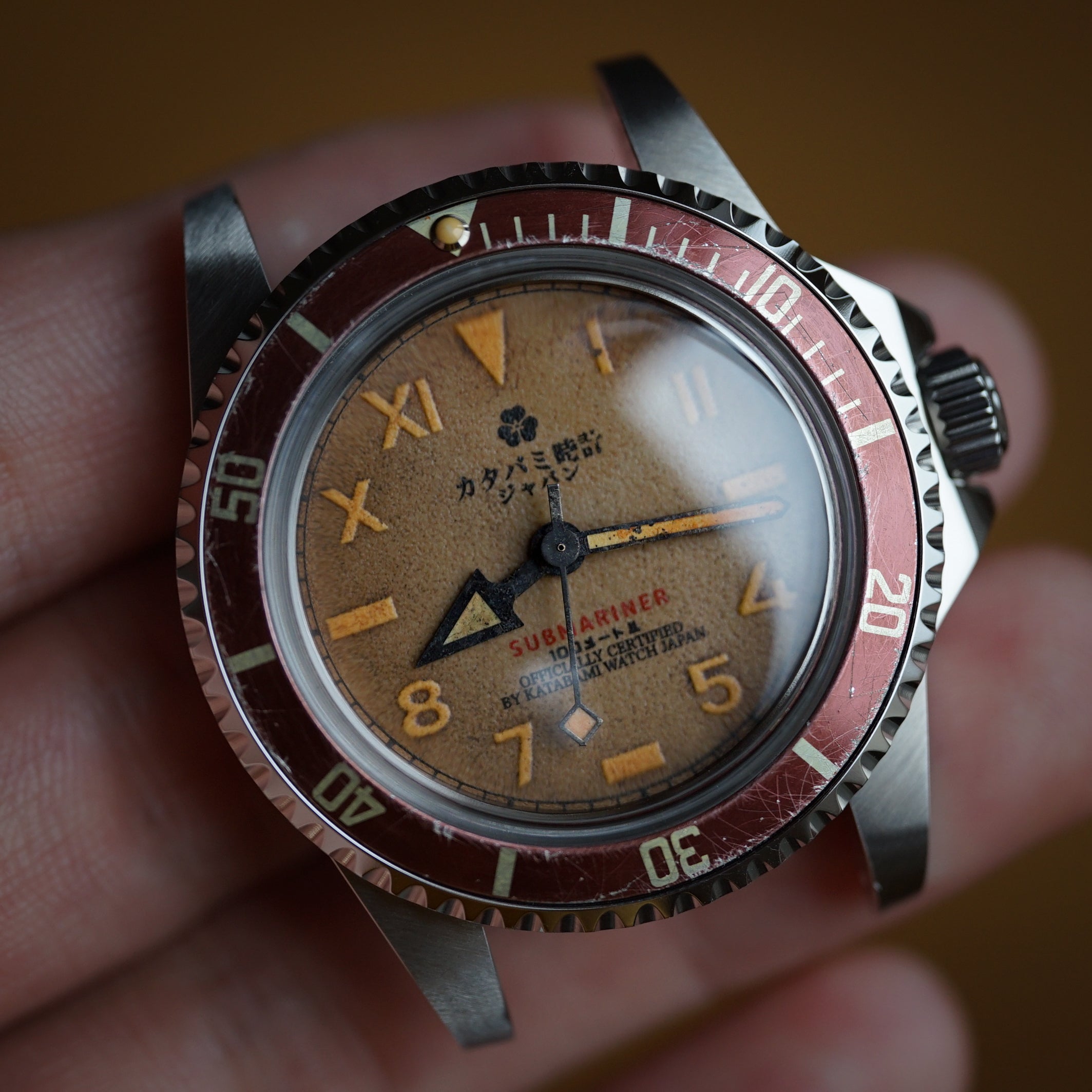 The Diver “ Cali-Brown ” – KATABAMI WATCH JAPAN