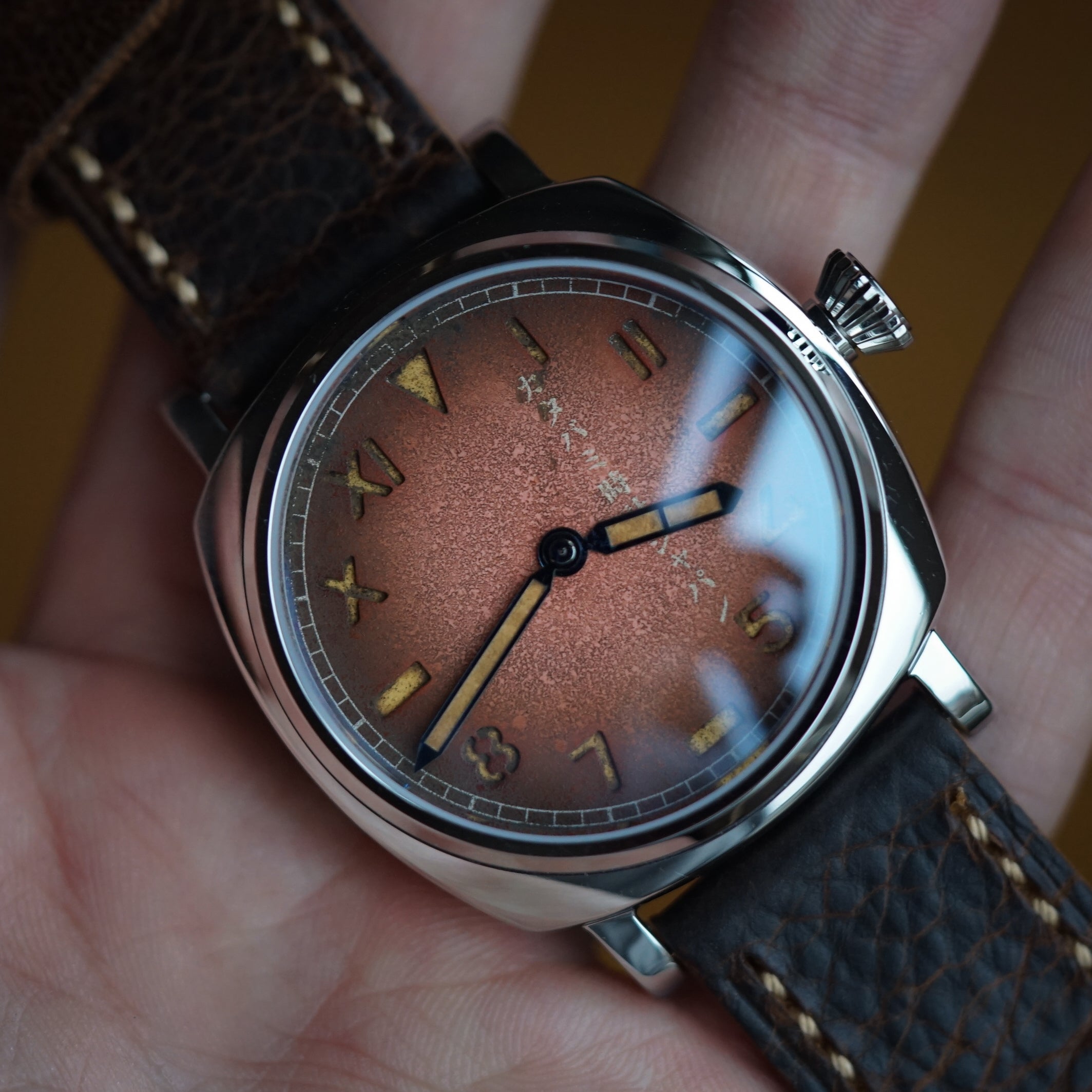 【STOCK】The Shikaku 茶色 “CHAIRO” – KATABAMI WATCH JAPAN